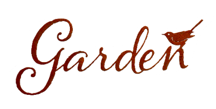 Garden Word Wall Art - Rusty Birds - Unique Garden Art