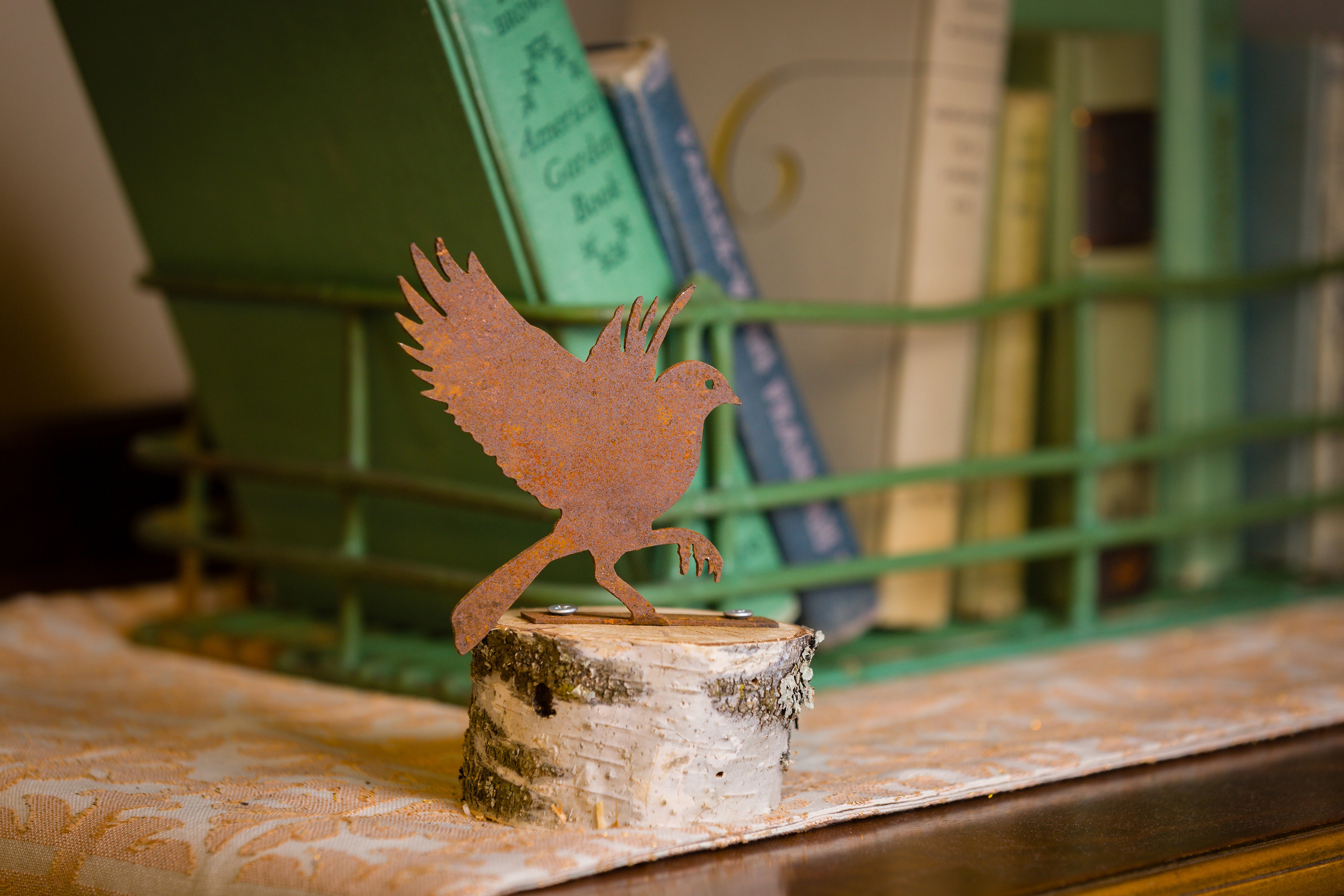 Flying Bluebird - Rusty Birds - Unique Garden Art