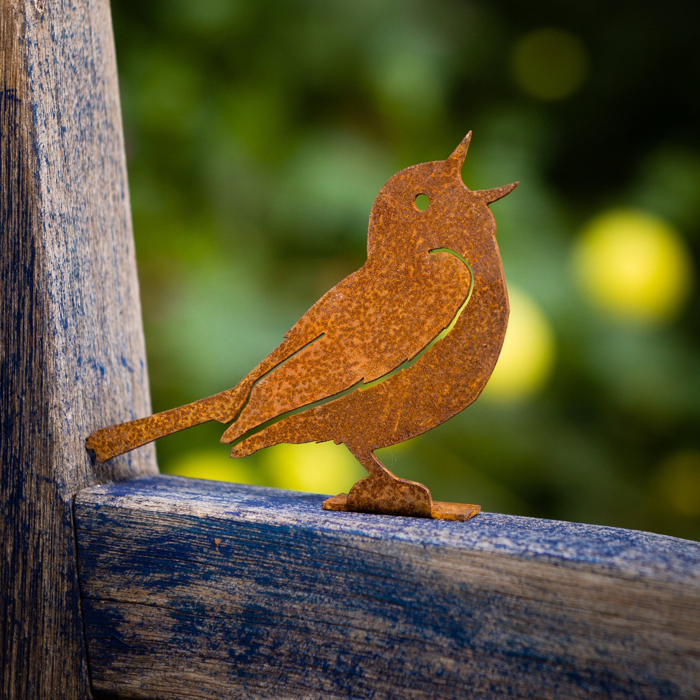 Singing Warbler - Rusty Birds - Outdoor Art
