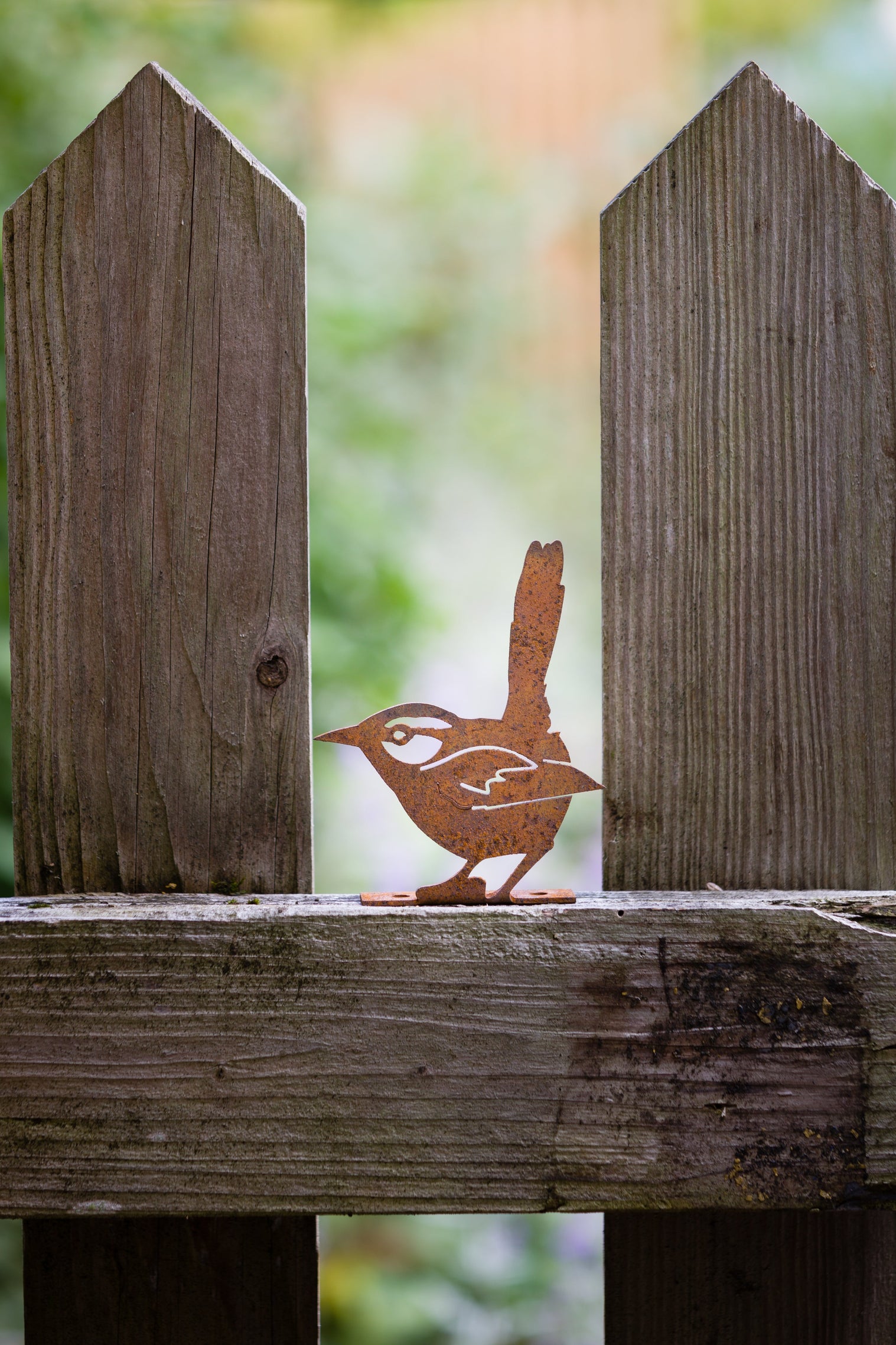 House Wren - Rusty Birds - Unique Garden Art