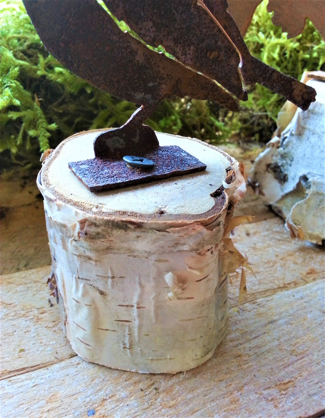 Raven - Rusty Birds - Decorative Metal Birds