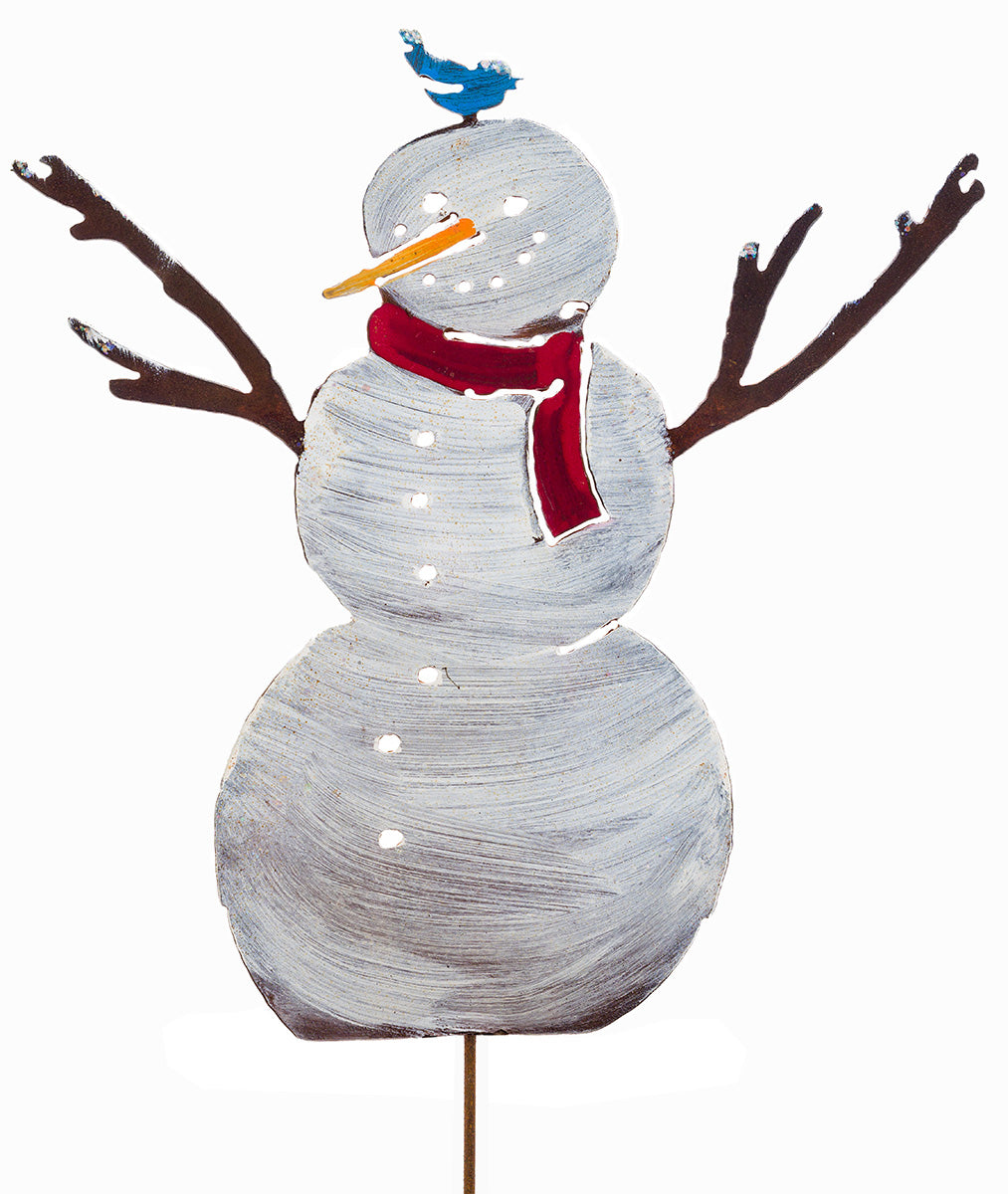 Snowman Pick – Rusty Birds